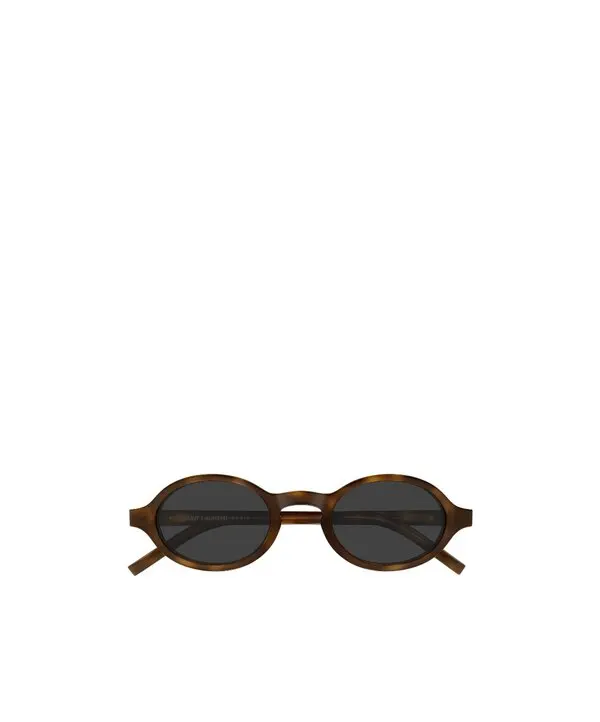 Saint Laurent Oval Frame Sunglasses - Black