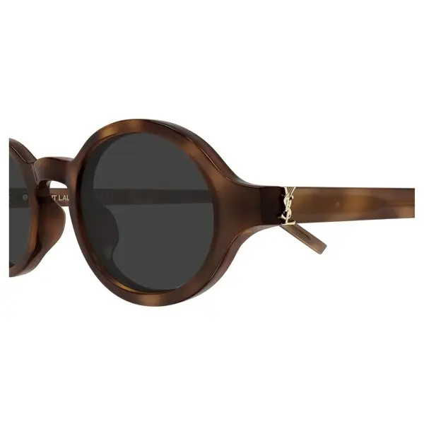 Saint Laurent Oval Frame Sunglasses - Black