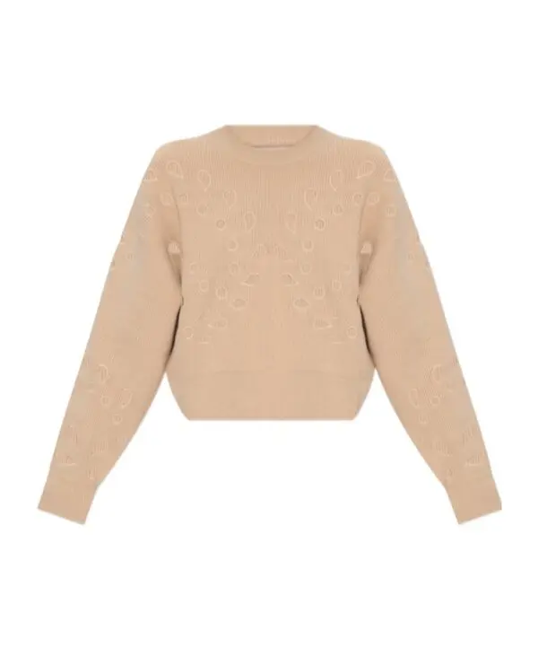 Ulla Johnson Vanessa Cut-out Ribbed Sweater - Nude