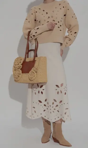 Ulla Johnson Vanessa Cutout Knitwear - Nude