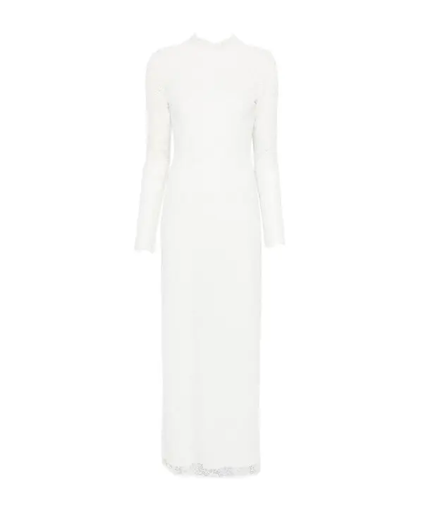 ROTATE BY BIRGER CHRISTENSEN Lace Maxi Dress - White