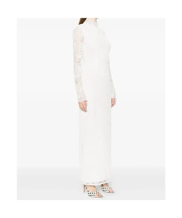 ROTATE BY BIRGER CHRISTENSEN Lace Maxi Dress With Open Back