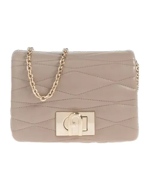 Furla 1927 Mini Shoulder Bag - Nude