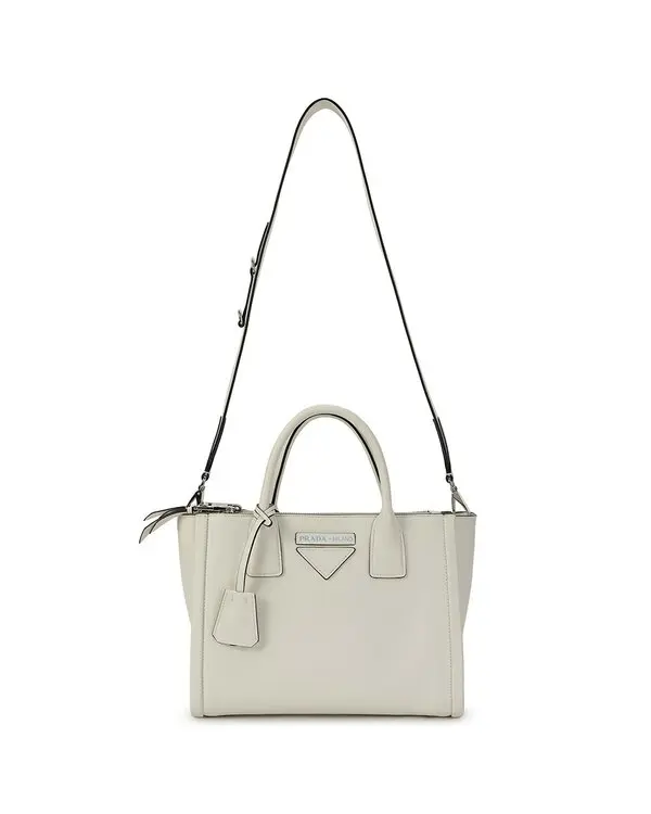 Prada Logo Detail Top Handle Bag