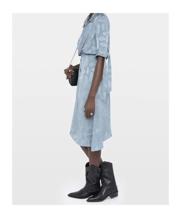 Zadig&Voltaire Printed Asymmetrical Dress