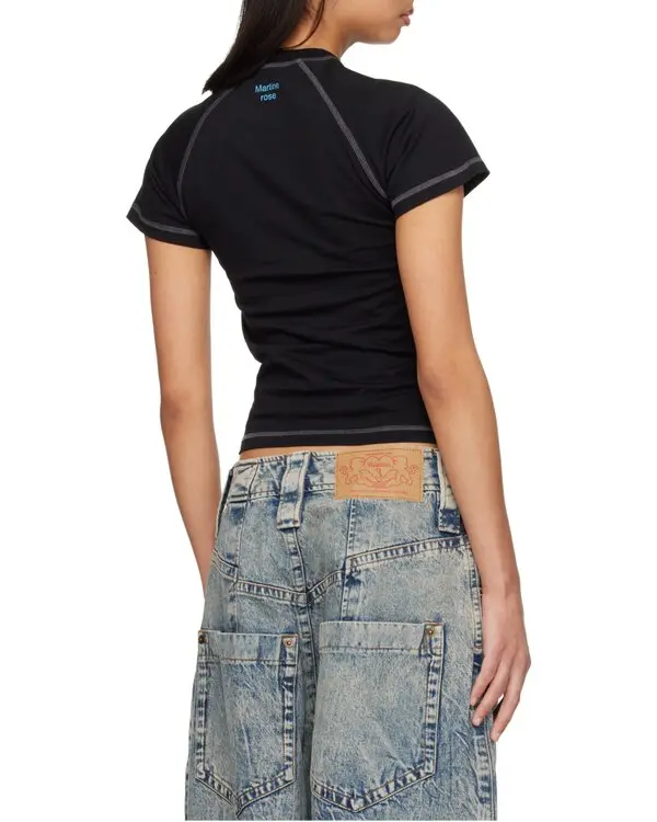 Martine Rose Raglan Shrunken T-shirt