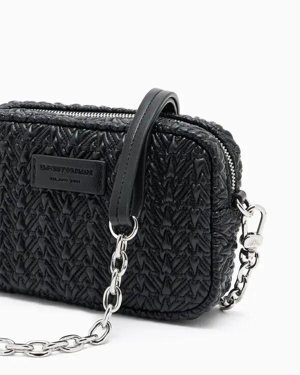 Emporio Armani Chain Linked Embossed Camera Case