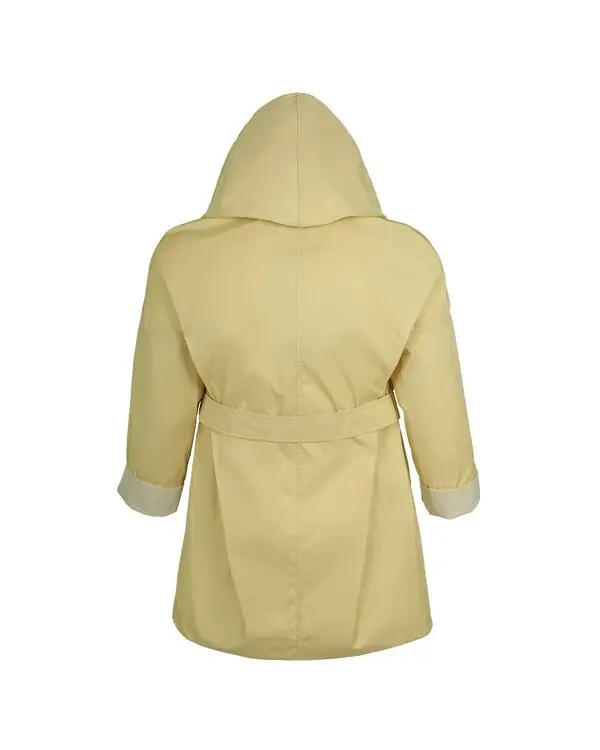 Max Mara Hooded Belted Casual Jacket