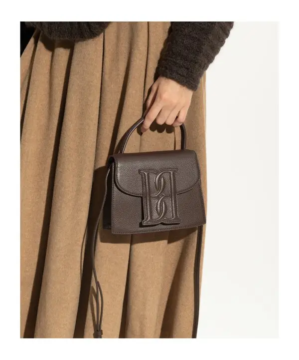 BY MALENE BIRGER Logo-embossed Leather Tote Bag