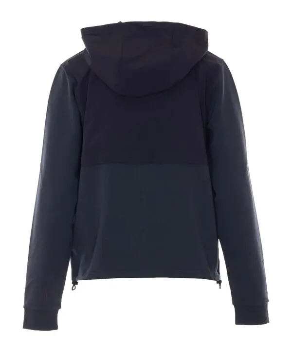 Herno Zip-up Windbreaker Hoodie - Black