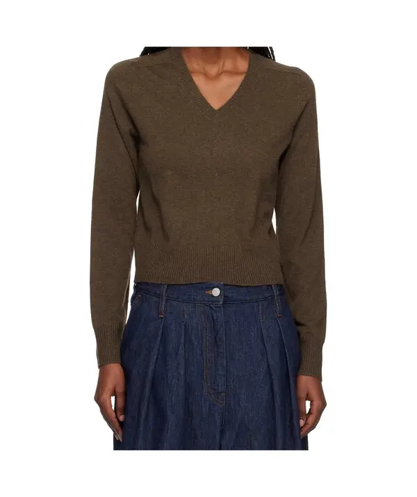 Arch4 Rib-knit V-neck Sweater