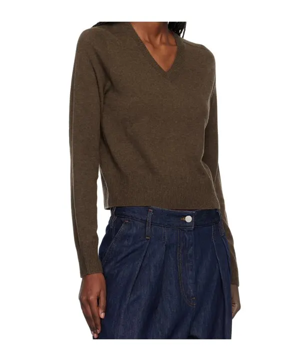 Arch4 Rib-knit V-neck Sweater
