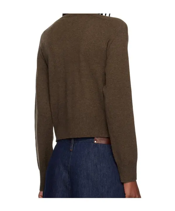 Arch4 Rib-knit V-neck Sweater