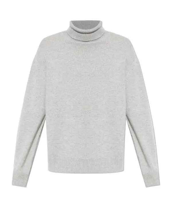 LISA YANG Roll Neck Sweater - Dove Grey