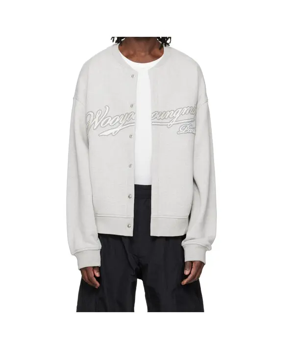WOOYOUNGMI French Terry Casual Jacket - White