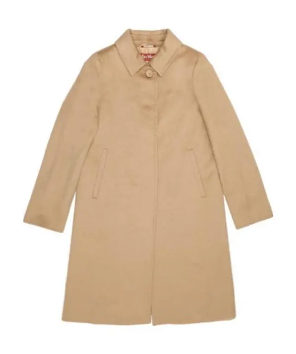 Max Mara Lapel Coat - Brown