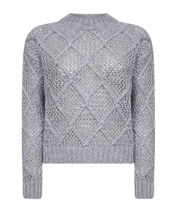 Max Mara Ellade Crewneck Jumper - Gray