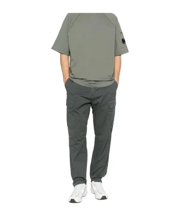 C.P. COMPANY Logo Plaque Cargo Trousers
