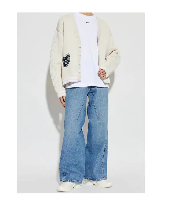 Off-White Out Of Office Low Top Sneakers - Nude
