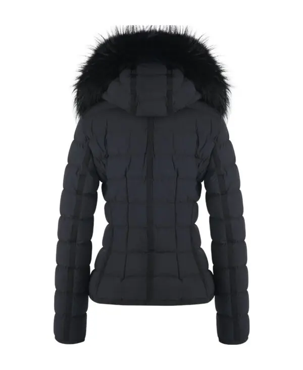 MONTECORE Hooded Down Puffer Jacket With Fur Trim