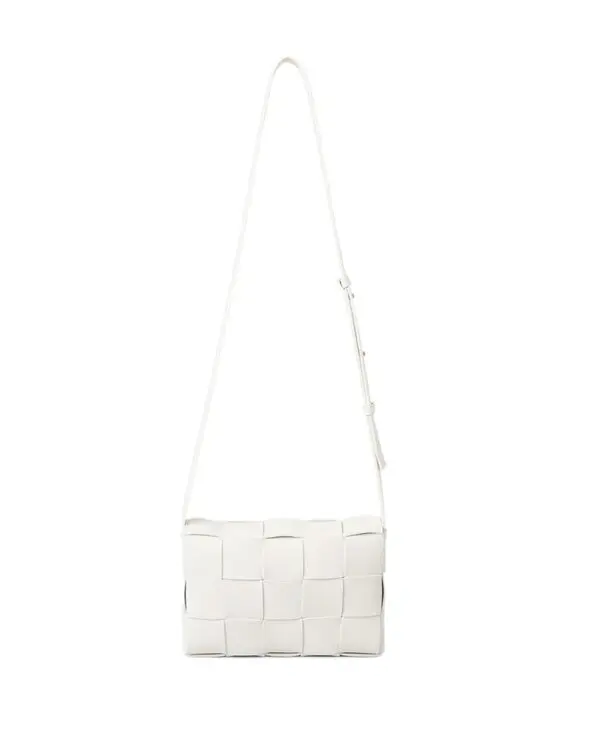 Bottega Veneta Cassette Shoulder Bag - White