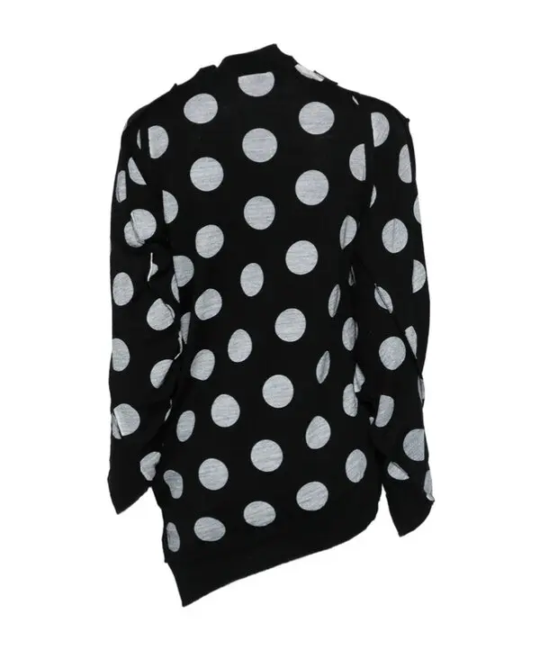 Junya Watanabe Polka Dot Buttoned Cardigan