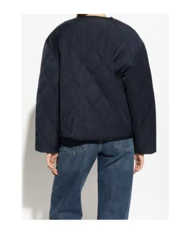 Ulla Johnson Quilted Press-stud Jacket - Black