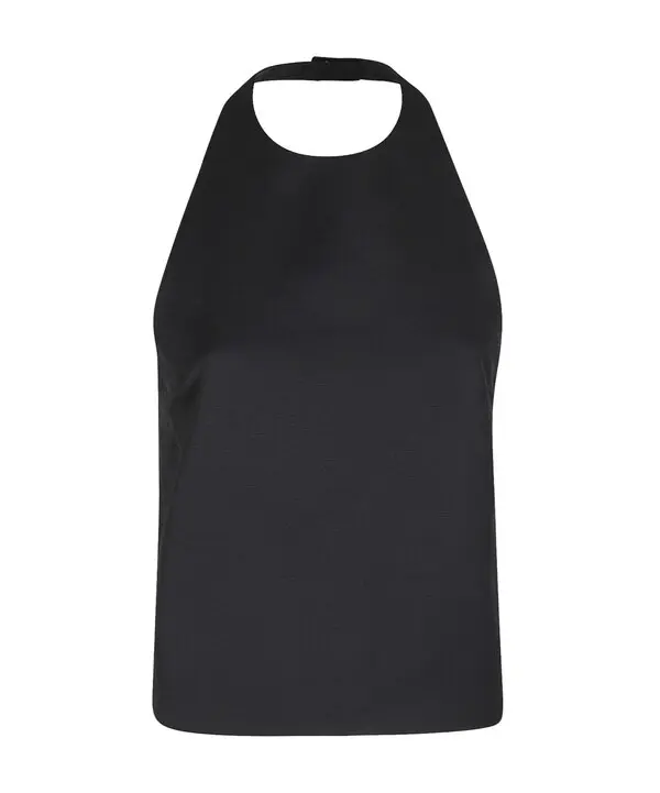 Loulou De Saison Sami Halter Knit Top - Black
