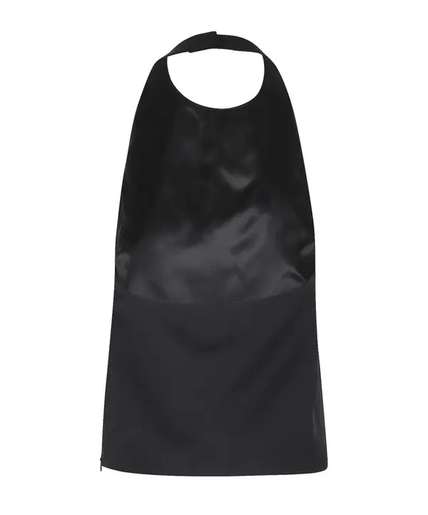 Loulou De Saison Sami Halter Knit Top - Black