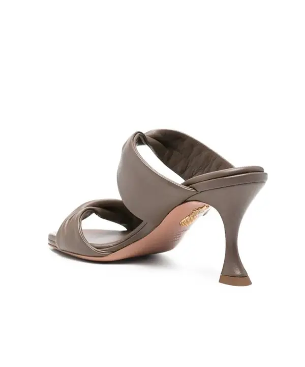 AQUAZZURA Twist-detail Heeled Sandals - Multicolor