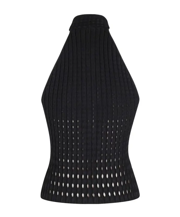 Simkhai Halter Neck Knotted Top