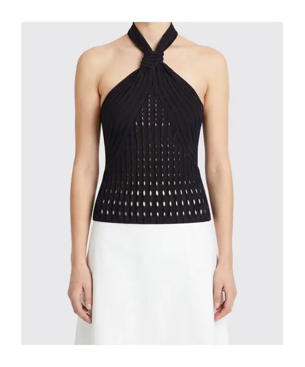 Simkhai Halter Neck Knotted Top