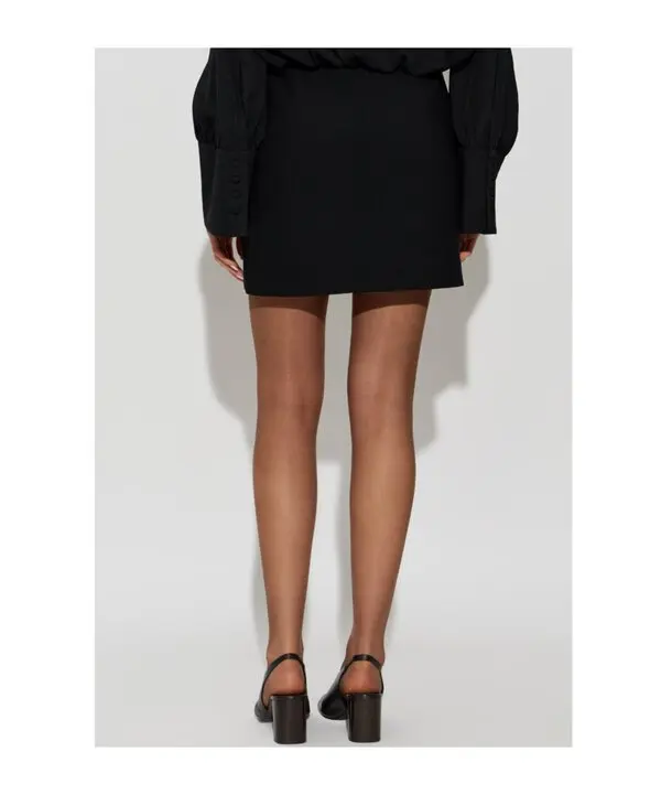 ROTATE BY BIRGER CHRISTENSEN Crepe Flower Mini Skirt