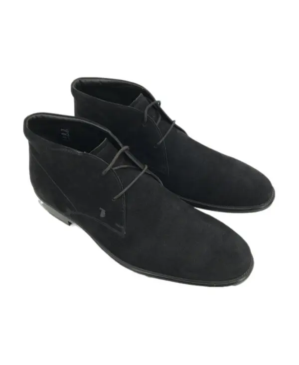 TOD'S Suede Lace-up Casual Boots