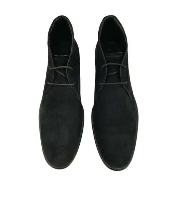 TOD'S Suede Lace-up Casual Boots