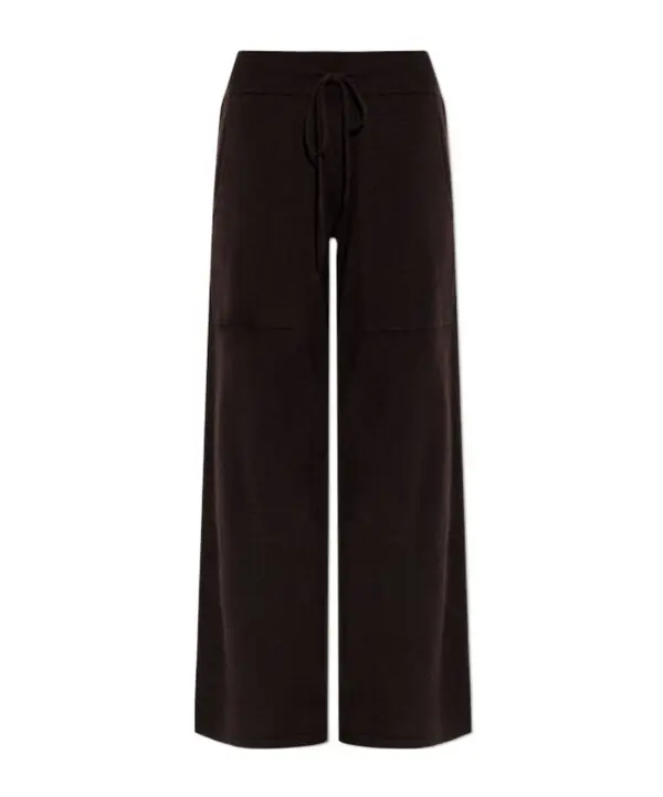 LISA YANG Drawstring Pocket Trousers - Dark Oak