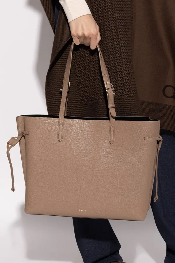 Furla Ava Large Shopper Bag - Brown