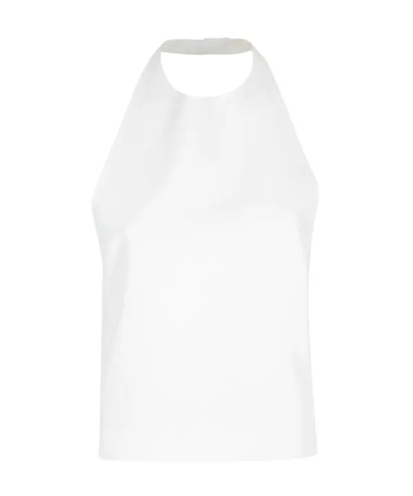Loulou De Saison Sami Halterneck Vest - Milk
