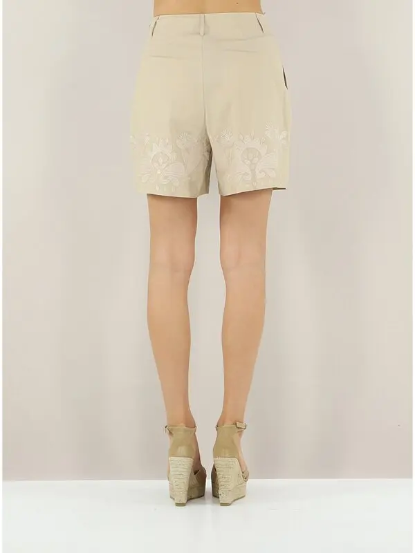 TWINSET Embroidered Tailored Shorts