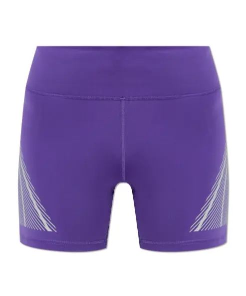 Adidas By Stella McCartney Reflective-stripe Running Shorts - Purple