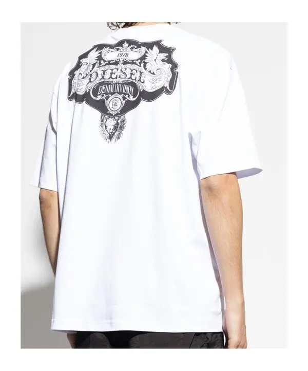 DIESEL® Boggy Graphic-print T-shirt - White