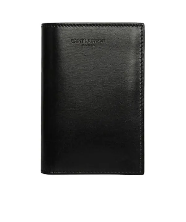 Saint Laurent Logo Wallet - Black