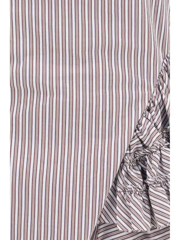 Dries Van Noten Sleeveless Ruffled Peplum Top