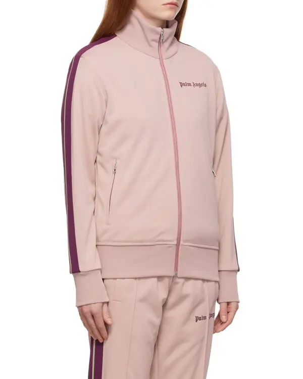 Palm Angels Logo-print Zip-up Track Jacket - Pink