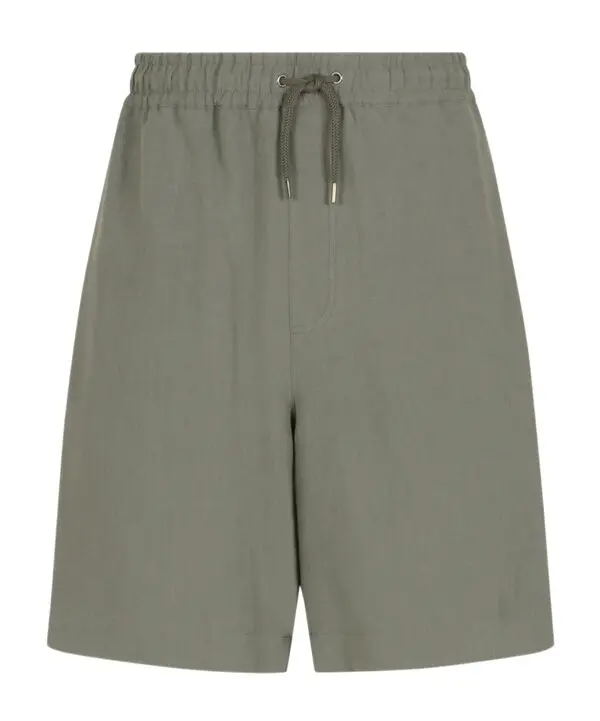 Giorgio Armani Relaxed Fit Drawstring Shorts - Gray