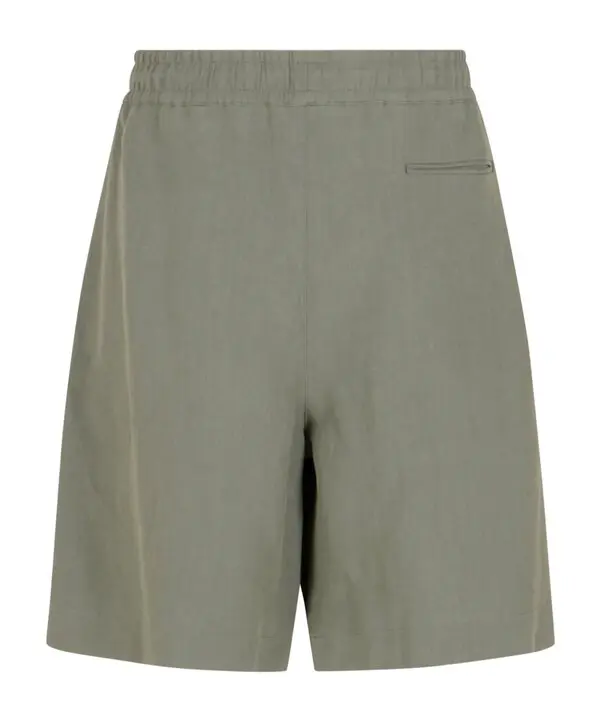 Giorgio Armani Relaxed Fit Drawstring Shorts - Gray