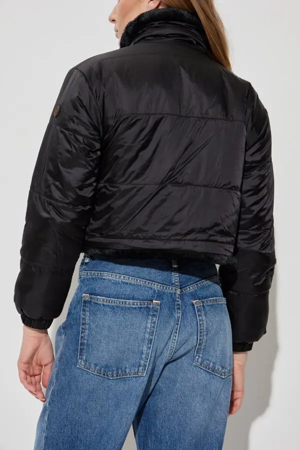 SAVE THE DUCK Yuki High Neck Faux Fur Jacket
