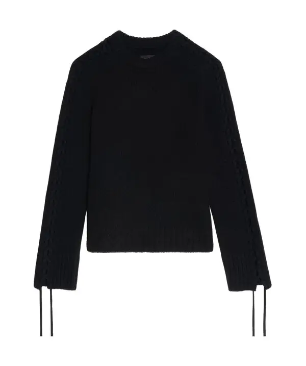 Zadig&Voltaire Long-sleeved Sweater With Tie Detail