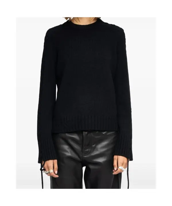 Zadig&Voltaire Long-sleeved Sweater With Tie Detail