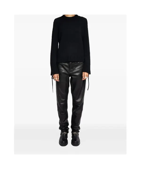 Zadig&Voltaire Long-sleeved Sweater With Tie Detail